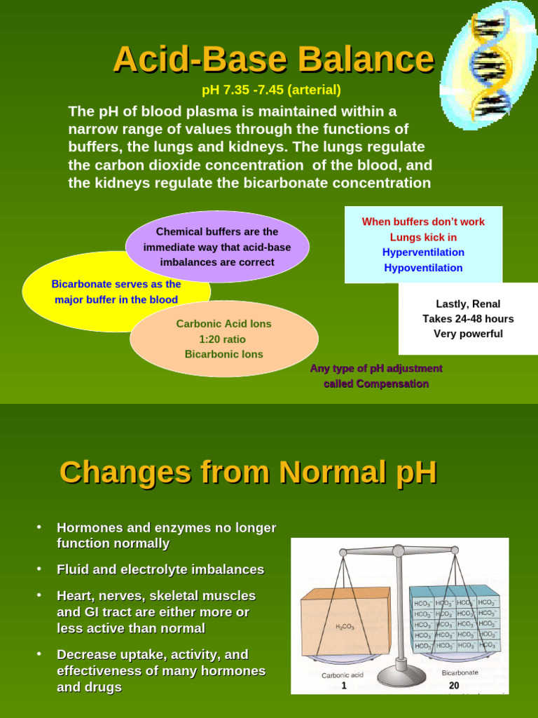 Acid Base (1) .S | PDF | Buffer Solution | Physiology