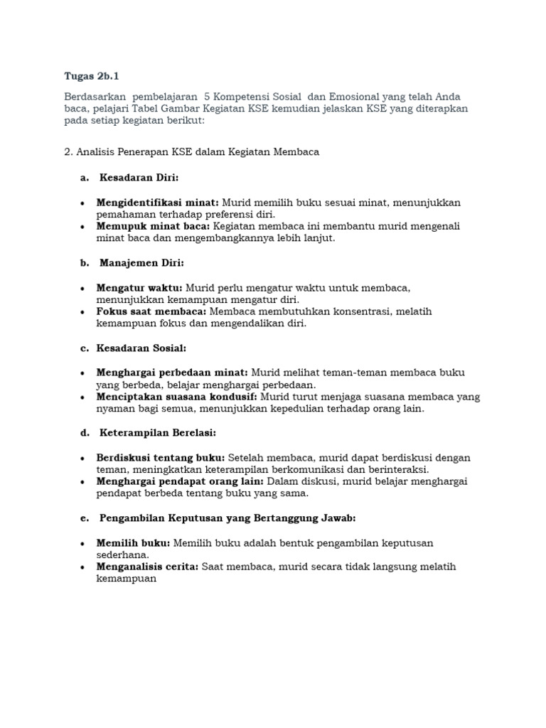 Tugas 2b Analisis Penerapan KSE | PDF