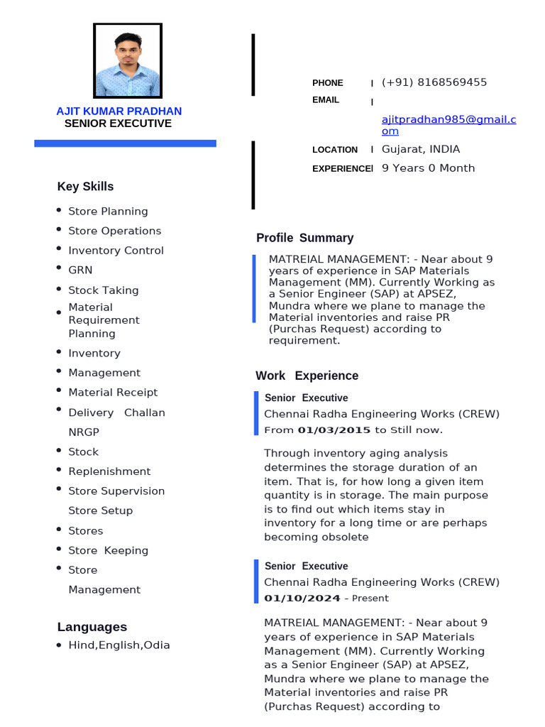 Ajit Resume | PDF