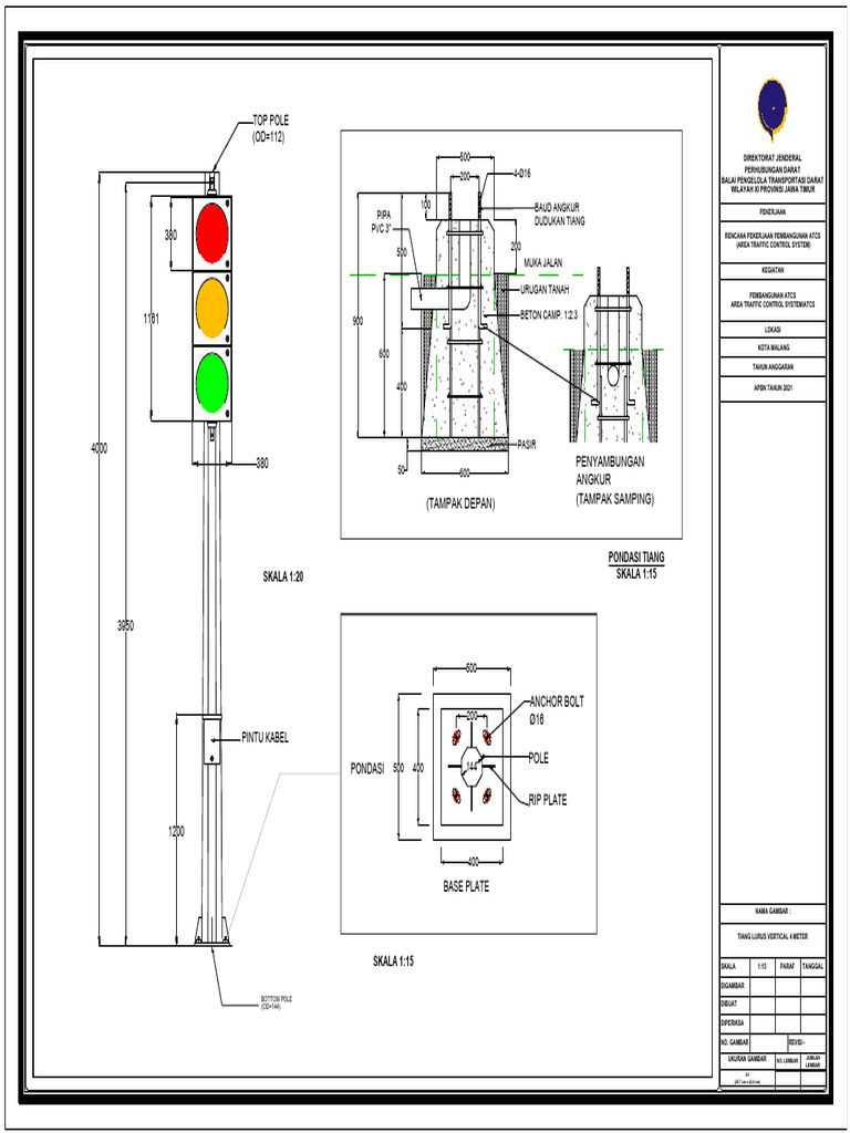 Gambar Tiang Apill 4M | PDF