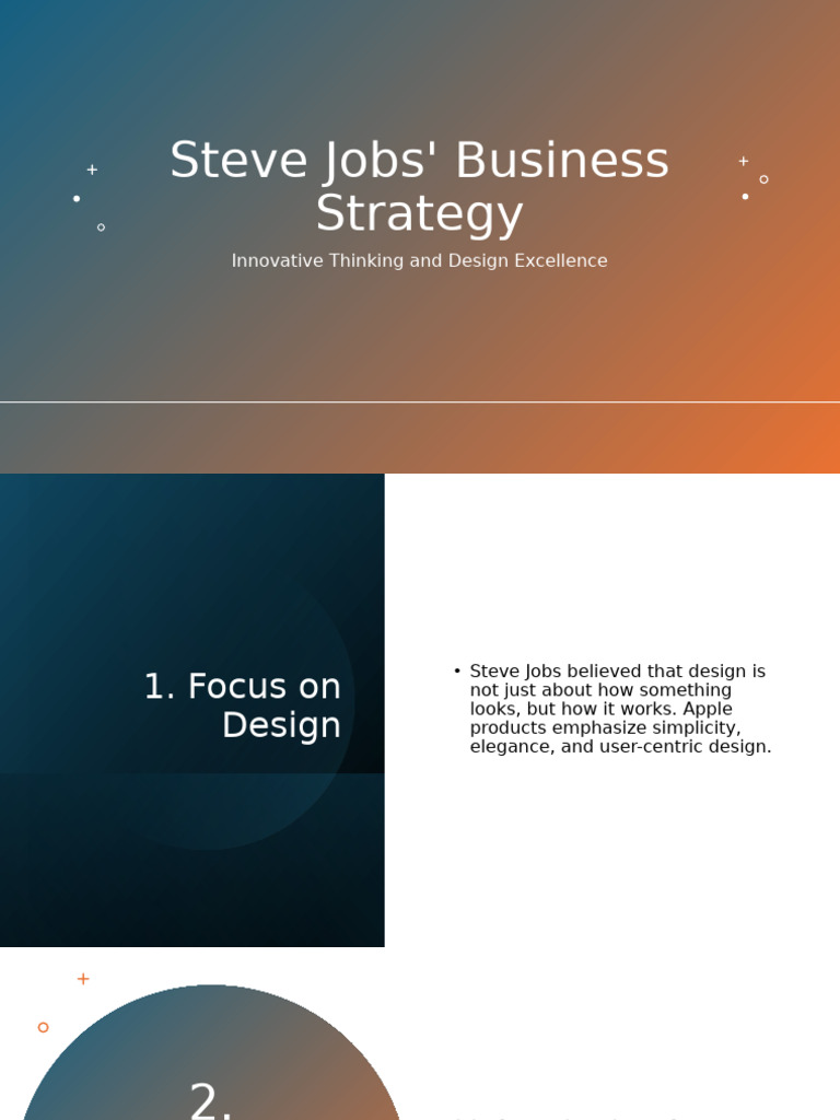 Steve Jobs' Business Strategy | PDF