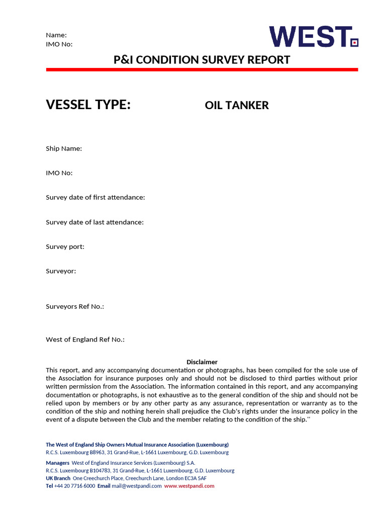 UPDATE Form-Oil-Chemical-Tanker | PDF