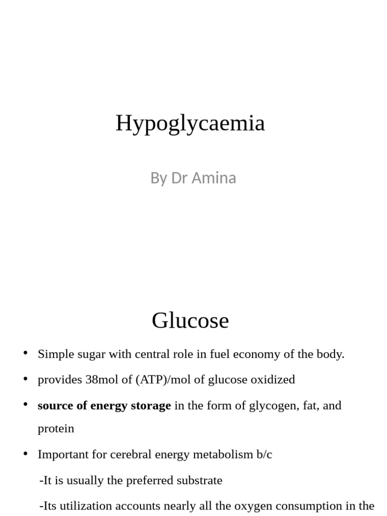 Hypoglycaemia 2 Pdf