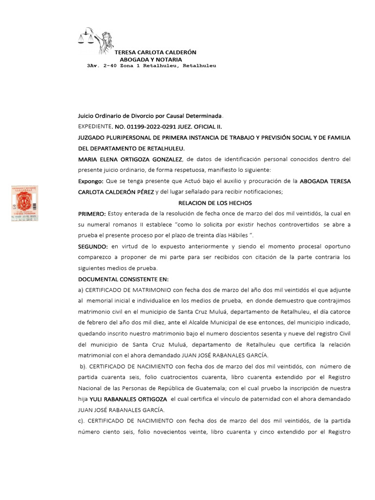 PRUEBA DE DOCUMENTOS | PDF