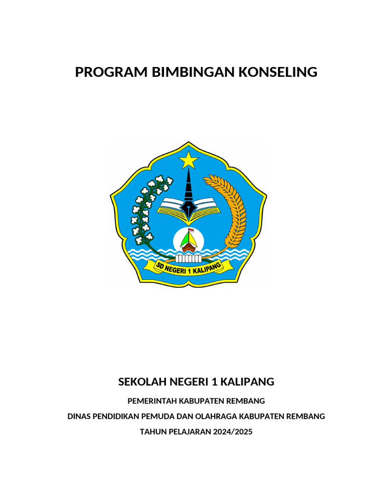 Program Bimbingan Konseling - 2024 | PDF