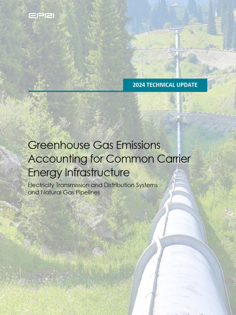 Greenhouse Gas Emissions Accounting For Common Carrier Energy ...