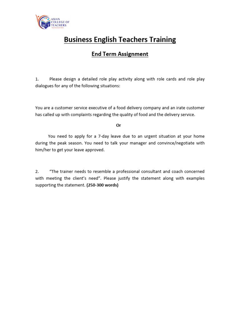 BETT Module 2 Assignment1 | PDF