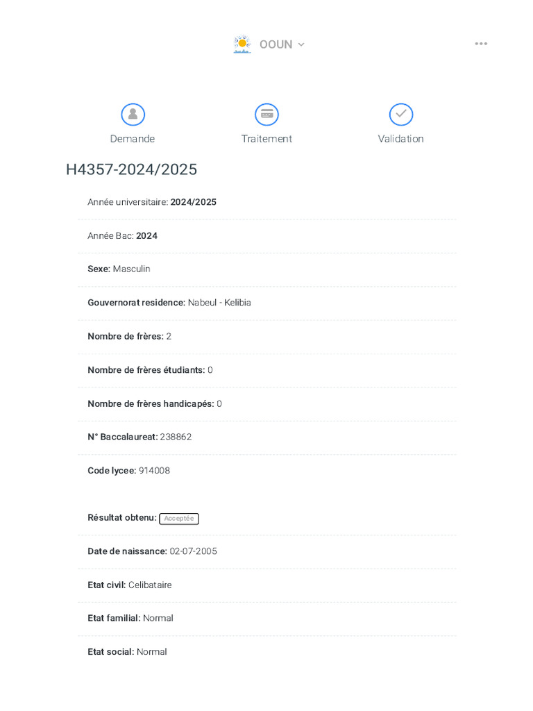 Tableau de Bord - OOUN | PDF