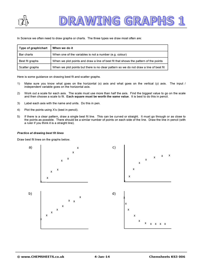 Drawing Graphs in KS3 Science | PDF | Scatter Plot | Chart