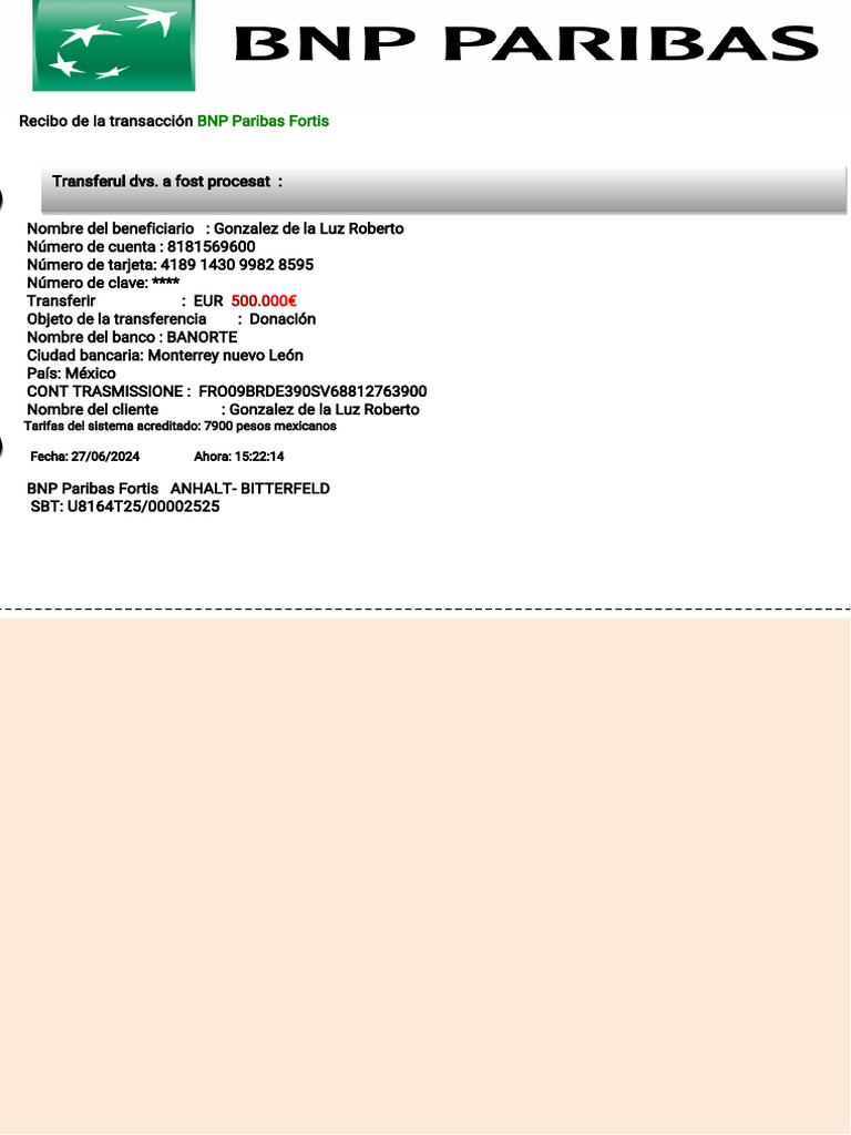 Virement BNP Paribas (39) | PDF