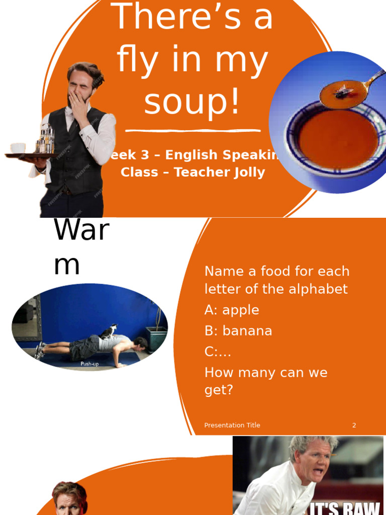 Week 3 Food Adjectives | PDF