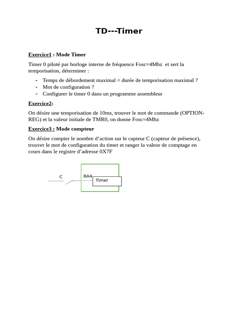TD - Timer | PDF