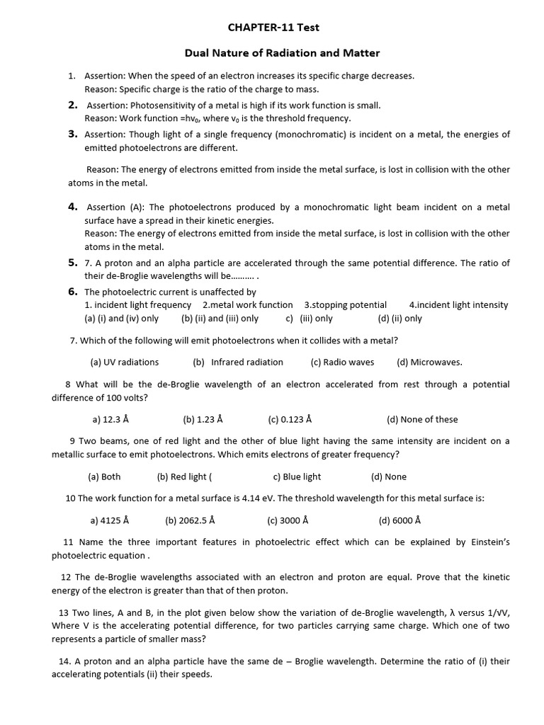 Chapter 11 Test | PDF