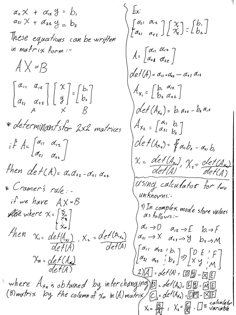 Solving Complex System of Equations | PDF