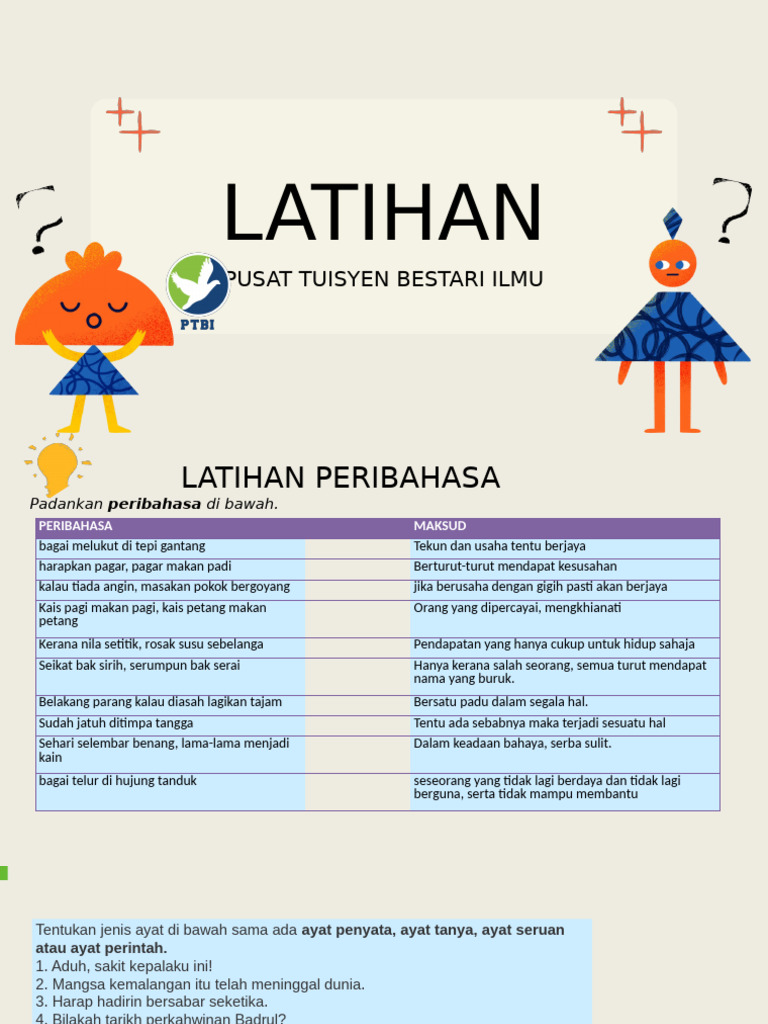 Latihan Sintaksis 3 Okt | PDF