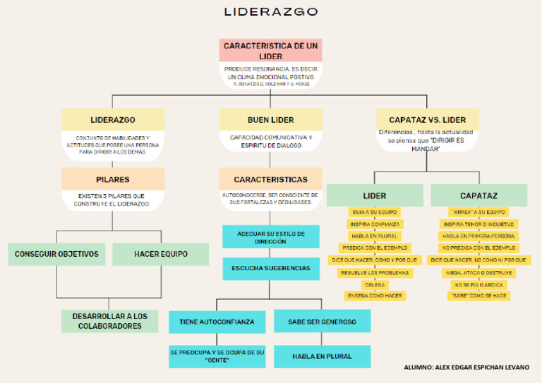 Mapa Conceptual - Liderazgo | PDF