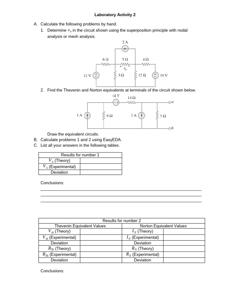 Laboratory Activity 2 | PDF