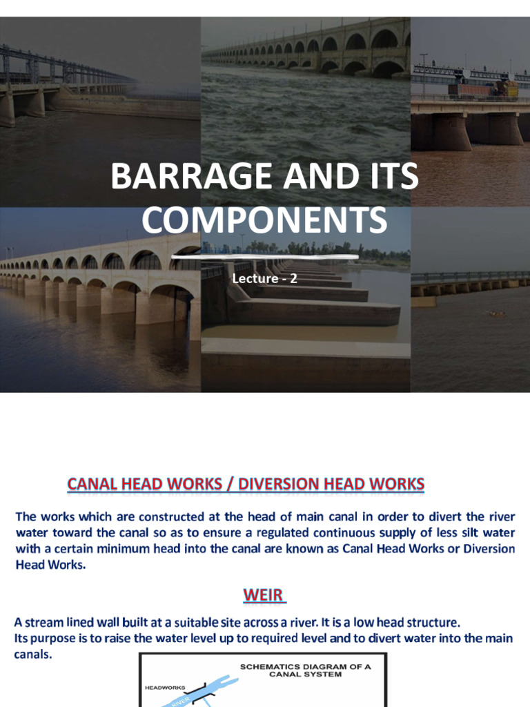 2-Barrage and Its Components | PDF
