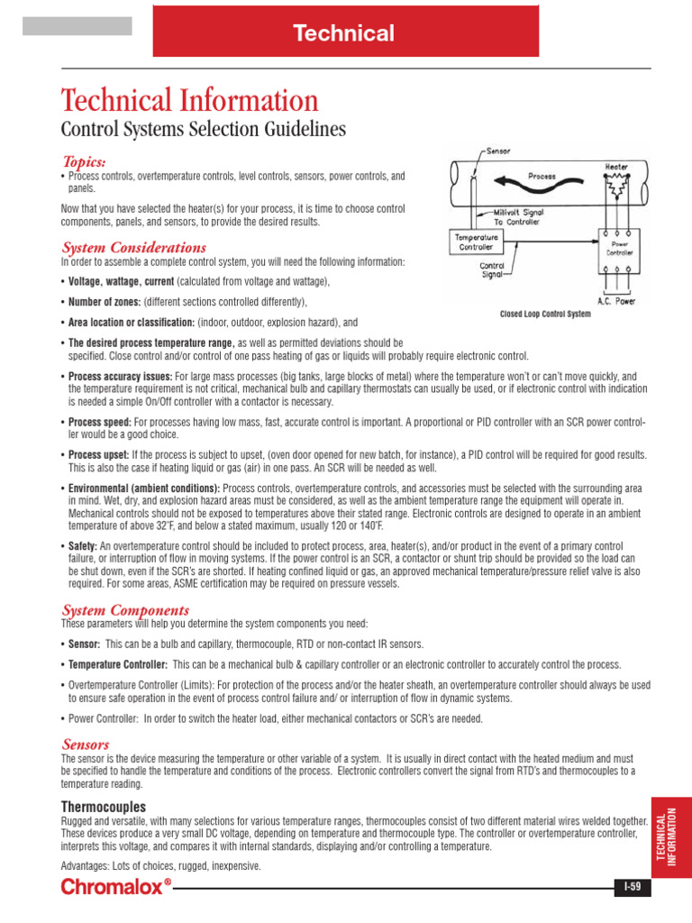 Control-Systems-Selection-Guidelines | PDF