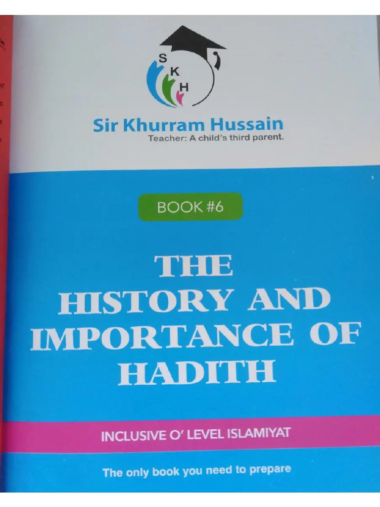 History N Importance of Hadith | PDF