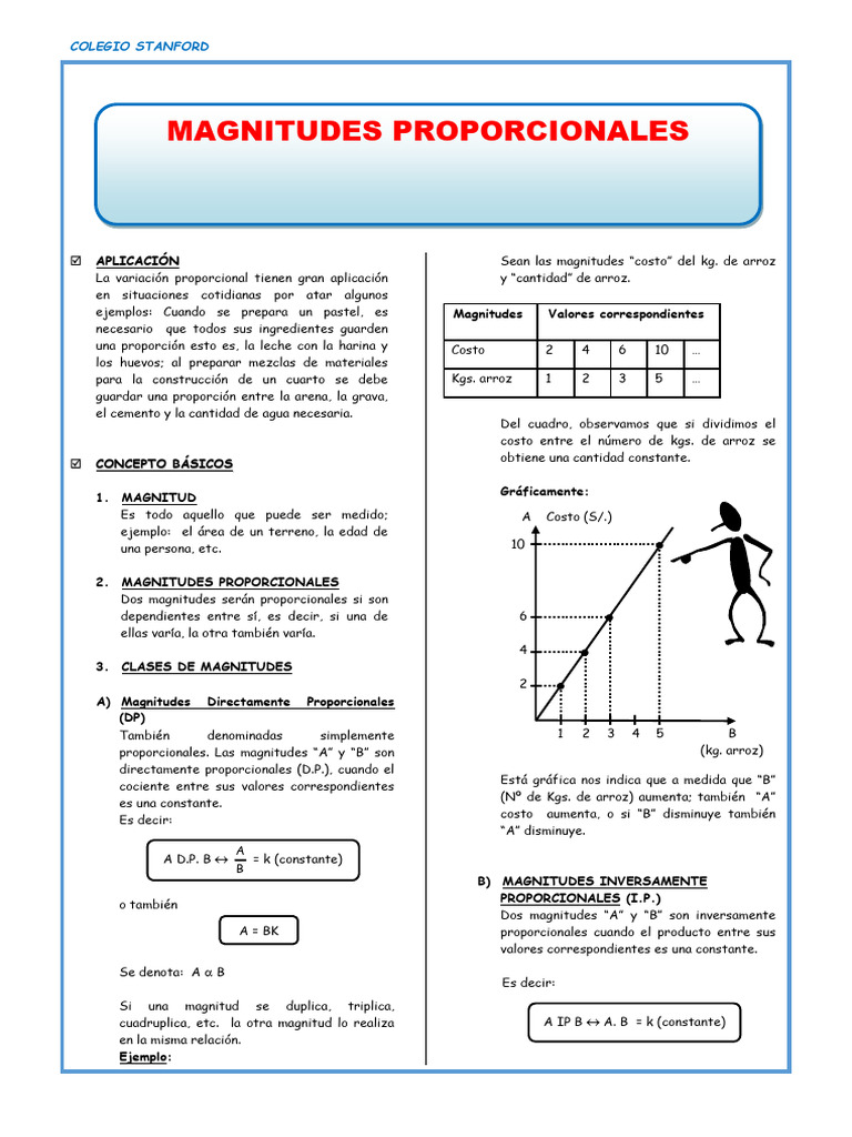 Magnitudes Proporcionales | PDF