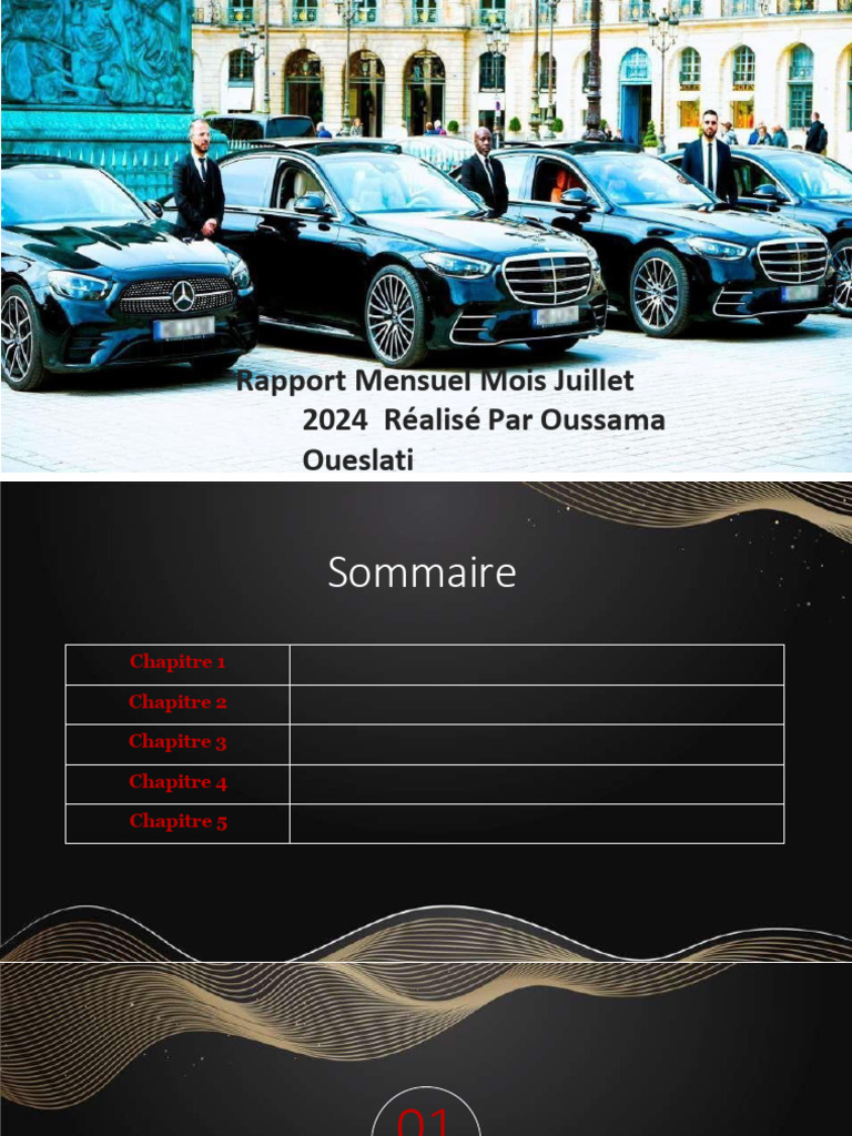 Rapport Mensuel Oussama Juillet 2024 | PDF