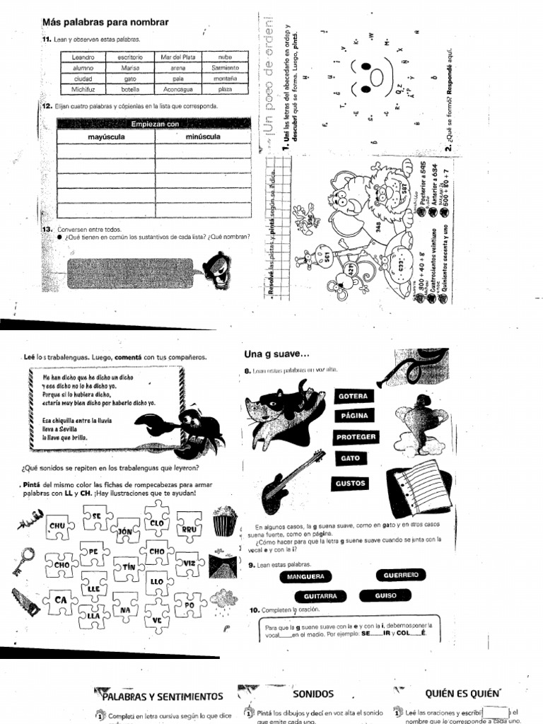 Actividades de 2° Grado A y B | PDF