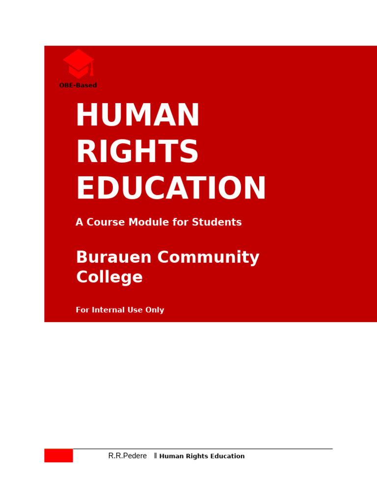 Human Rights Education Midterm Edited | PDF