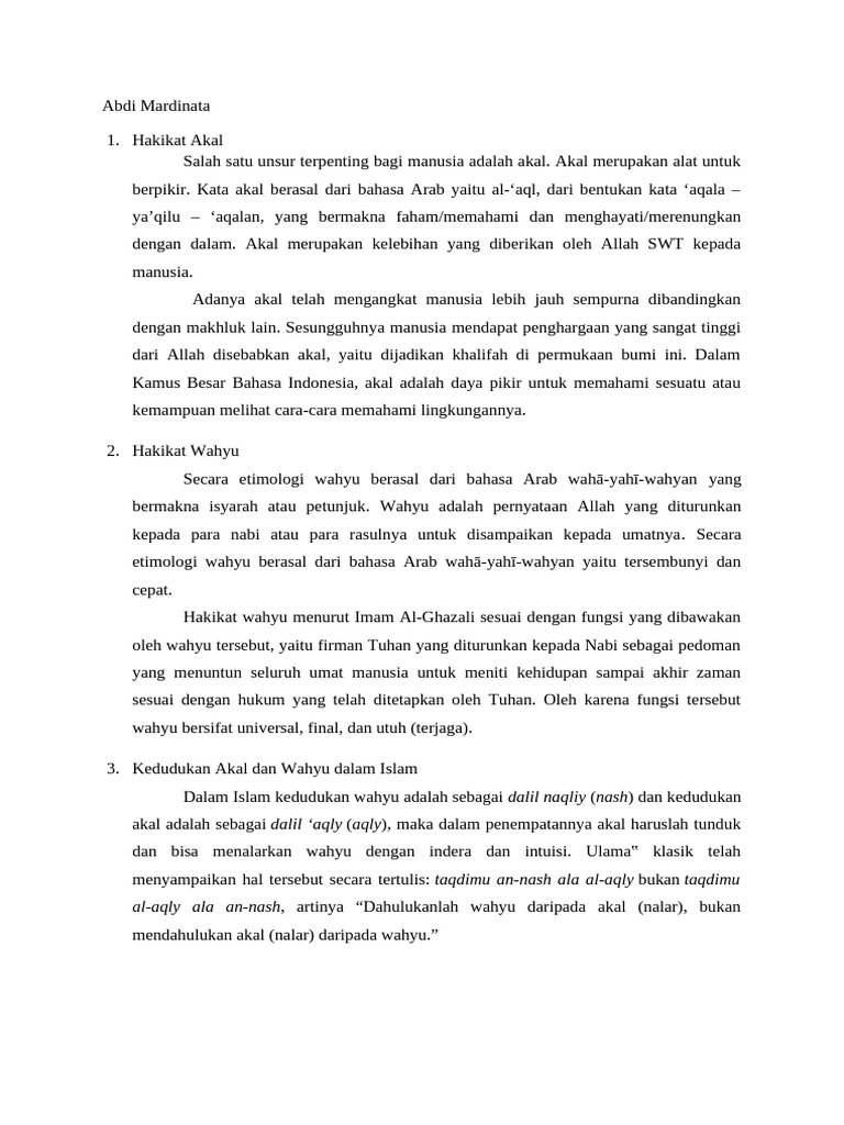 Materi 6 Aik 3 | PDF