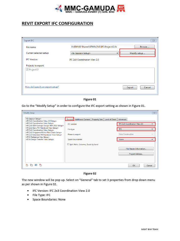 Revit Export Ifc Configuration | PDF | Computers