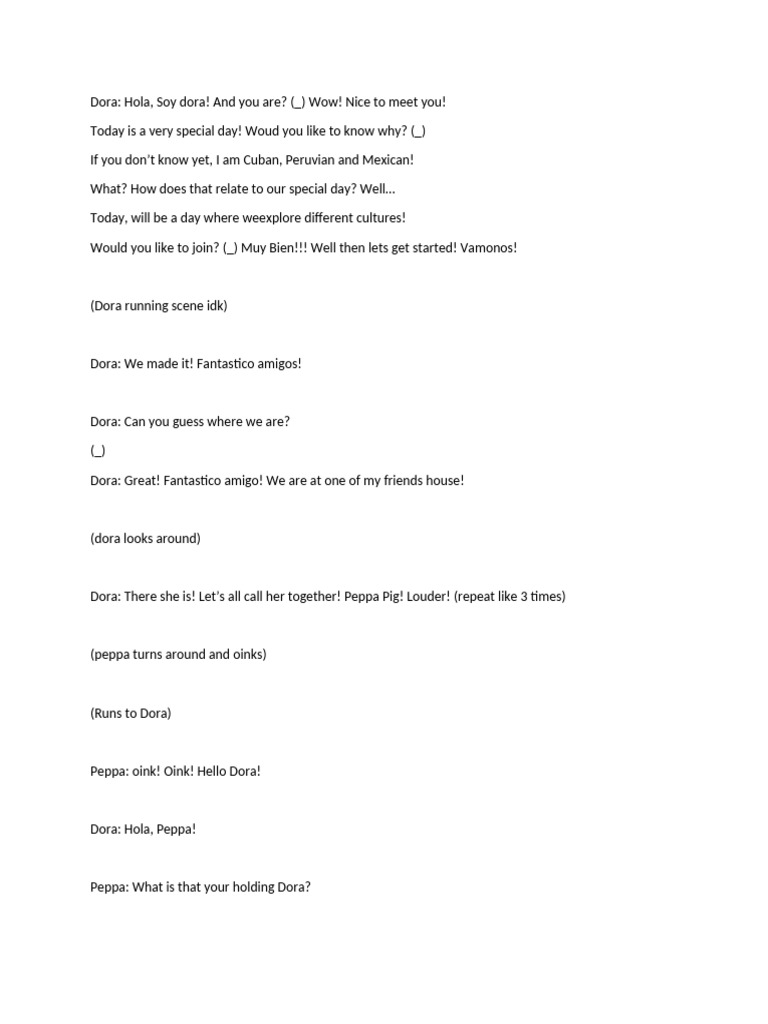 Dora | PDF
