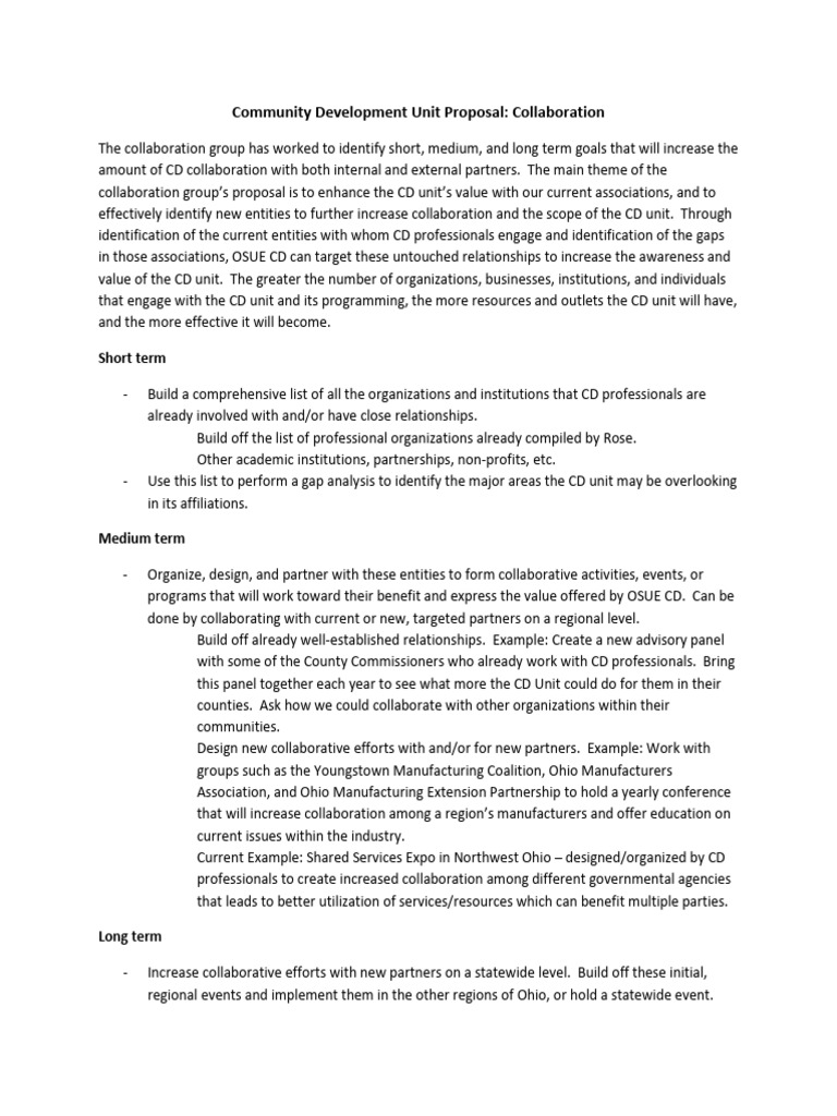 Collaboration Funding and Marketing Proposals | PDF