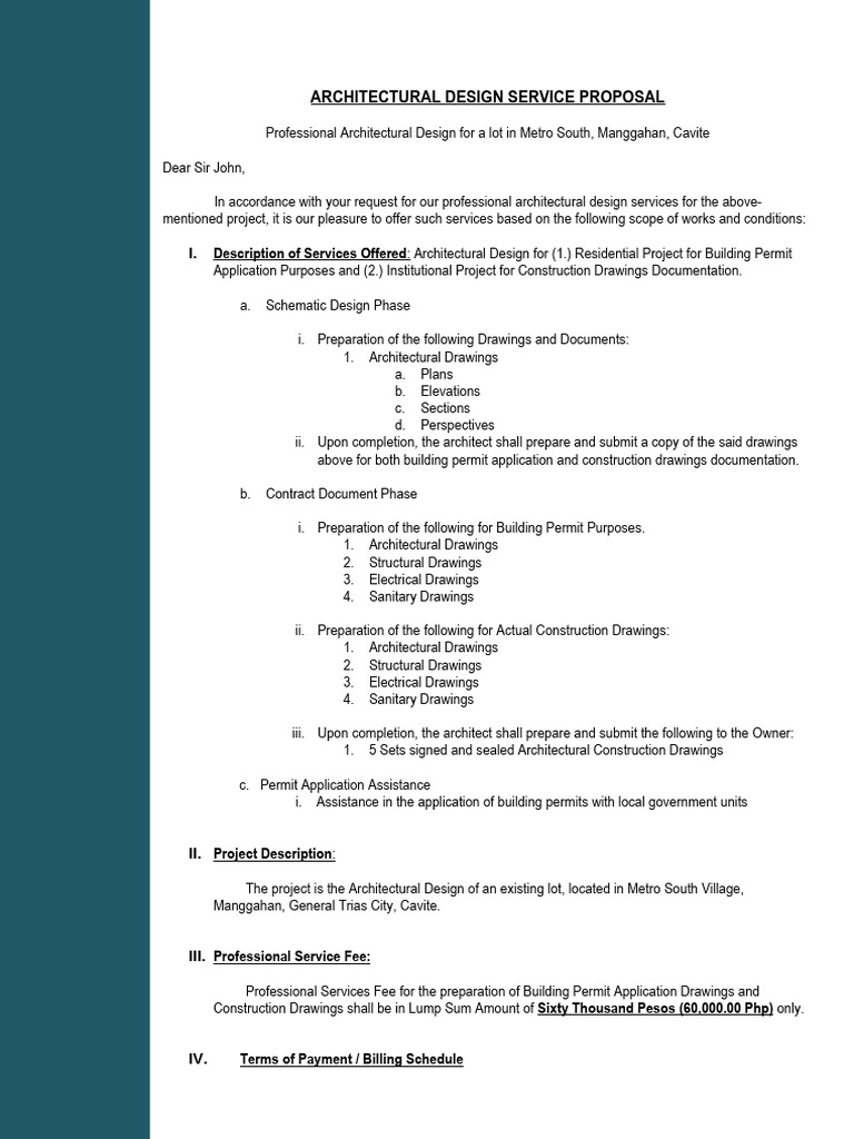 Architectural Design Proposal Overview | PDF | Architect | Art