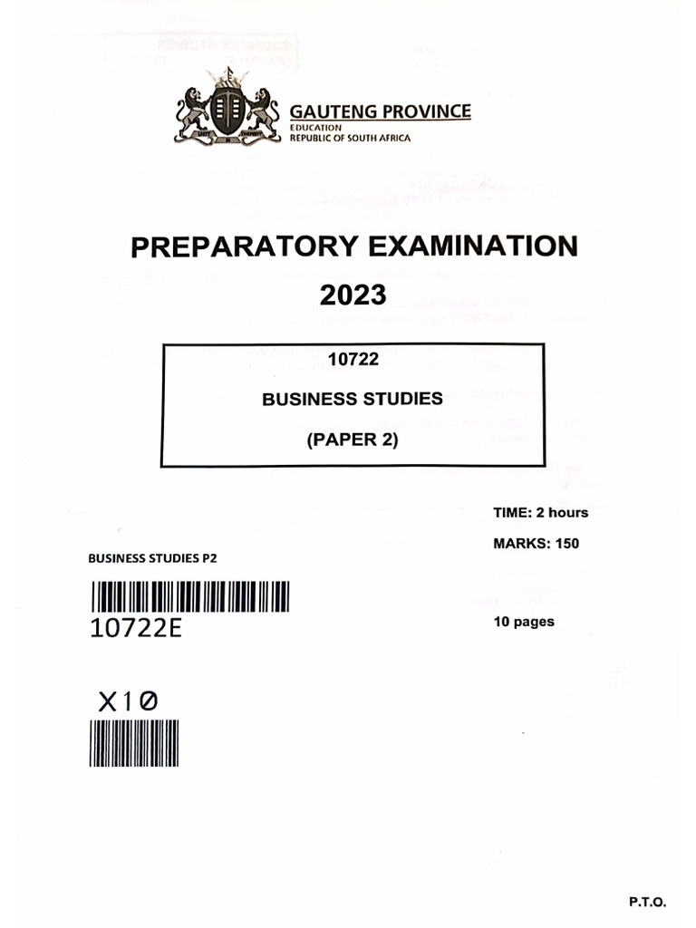 BSTD P2 | PDF