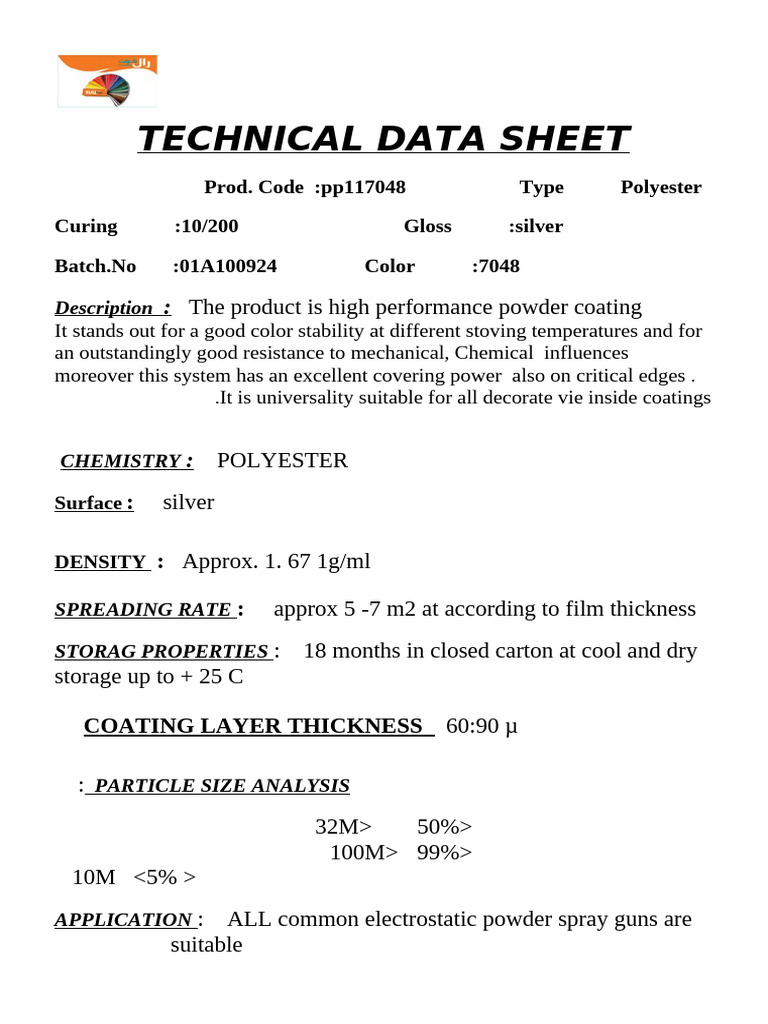 DATA SHEET pp117048 100924 | PDF