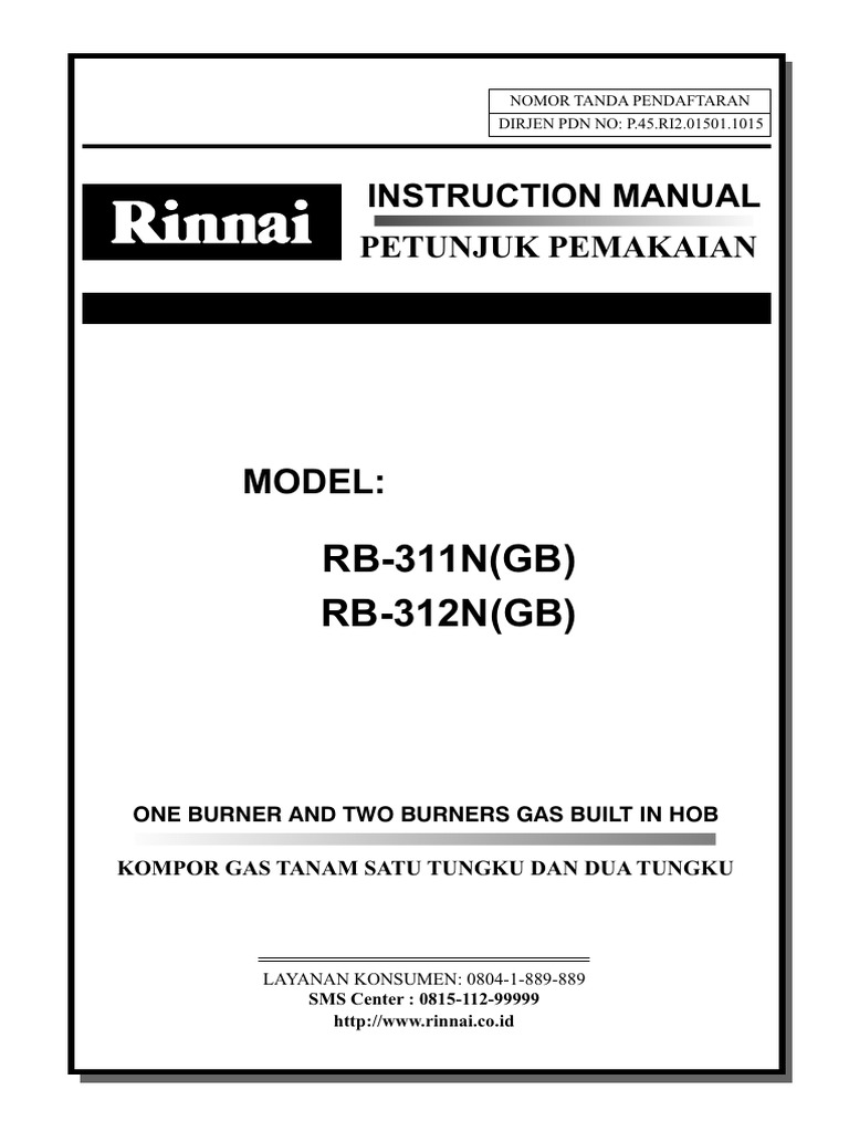 RB-312N (GB) RB-311N (GB) : Model | PDF