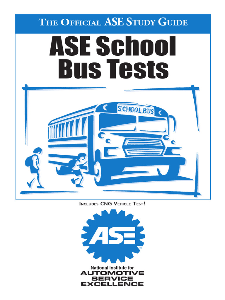 ASE SchoolBus Study Guide 2024 | PDF