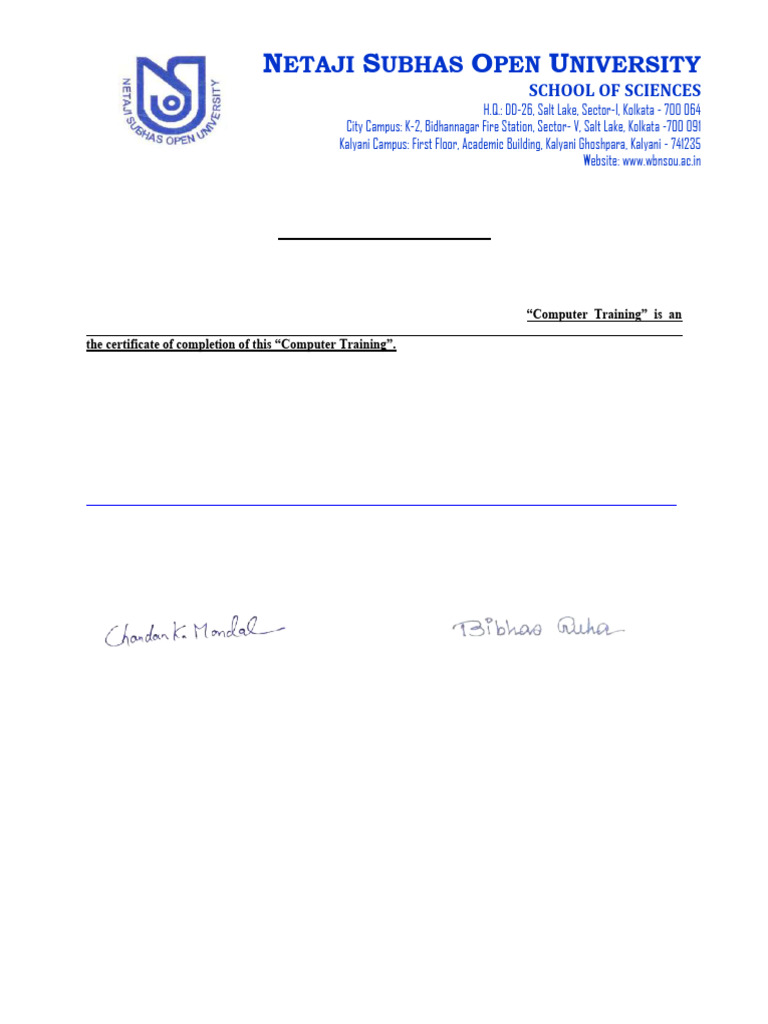 PGMT Online Computer Training Notice 2024 | PDF