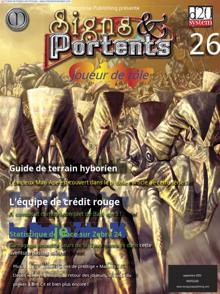 Signes Et Présages - Équipage de Crédit Rouge | PDF