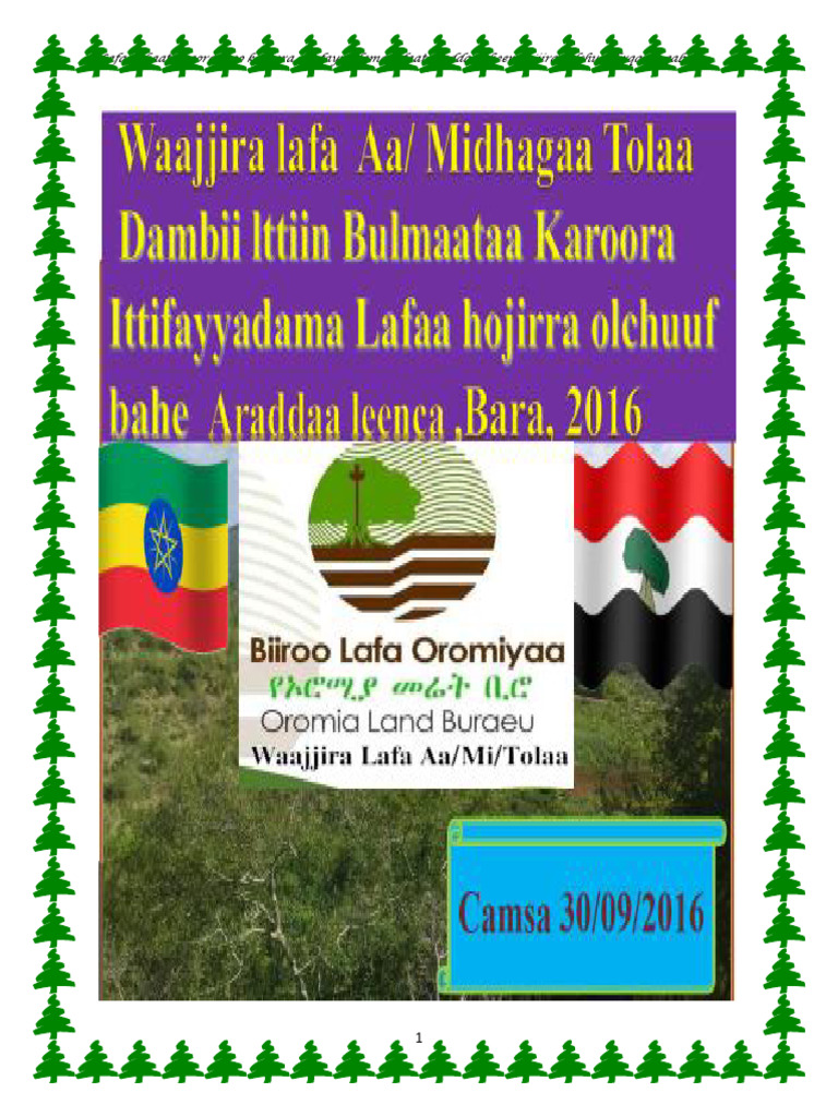 Dambii Ittiin Bulmaataa Araddaa Leenca End | PDF