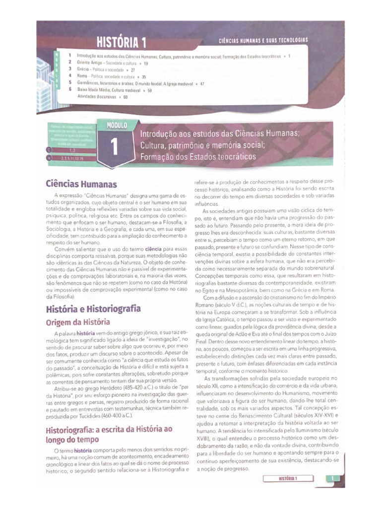 História 1 | PDF