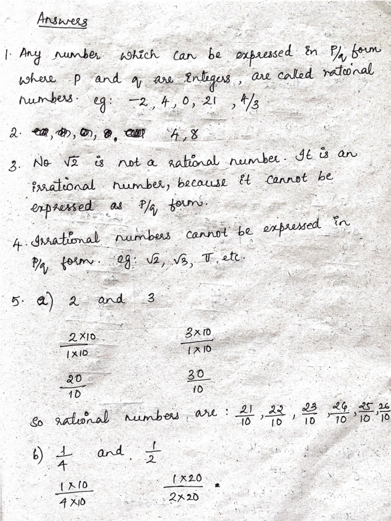Test 1 Answers | PDF