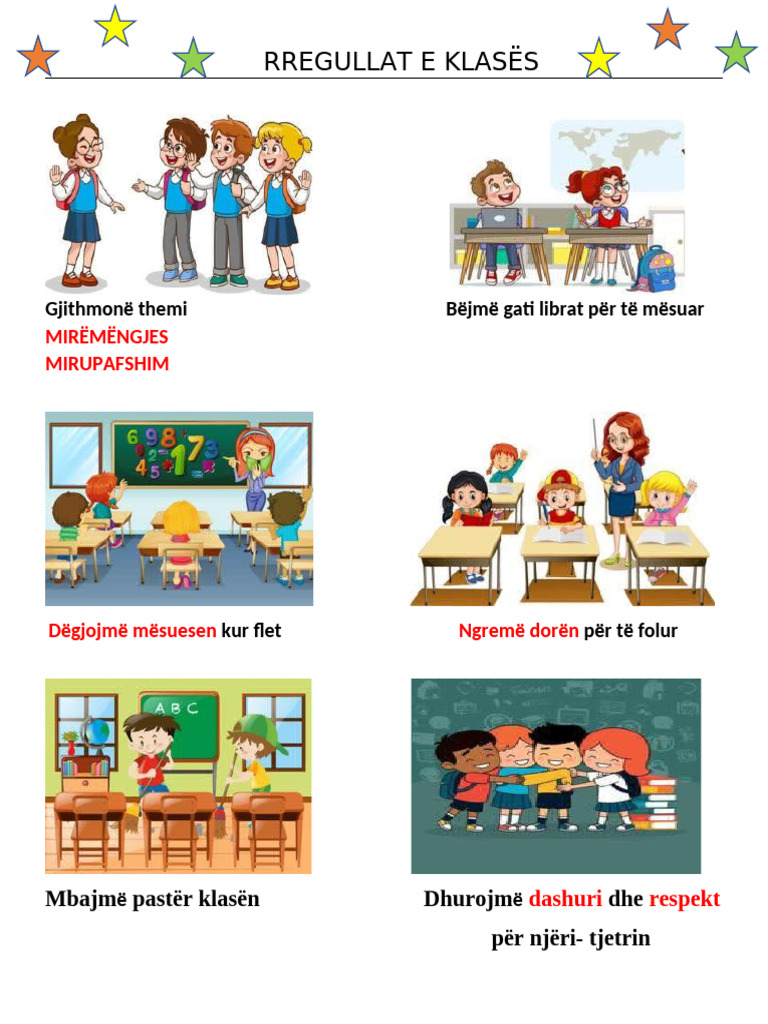 Rregullat e Klasës | PDF