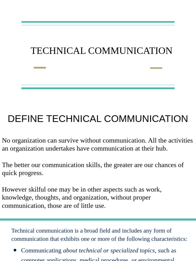 Technical Communication - 2 | PDF