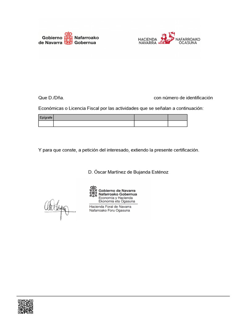 CERTIFICADO IAE | PDF