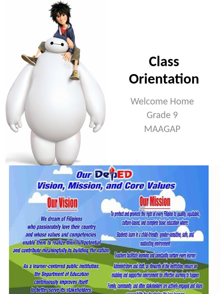 Class Orientation | PDF