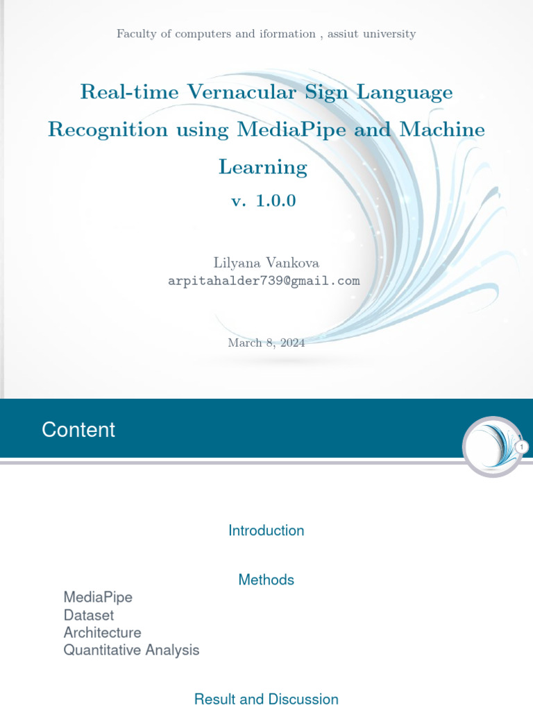 Beamer Presentation Template Feather Theme 1 | PDF