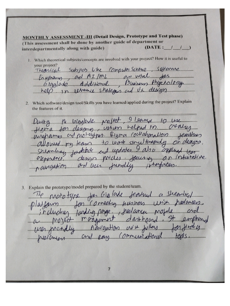 Monthly Assessment 3 | PDF