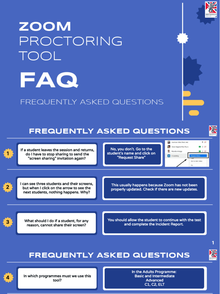 Zoom Proctoring Tool - FAQ | PDF
