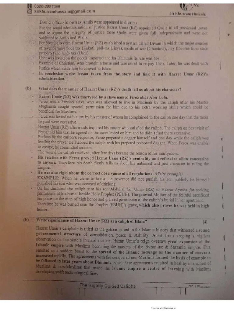 Rightly Guided Caliphs Part 2 | PDF